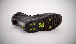 KickSpike boots with spikes on demand - GrumpyFoot