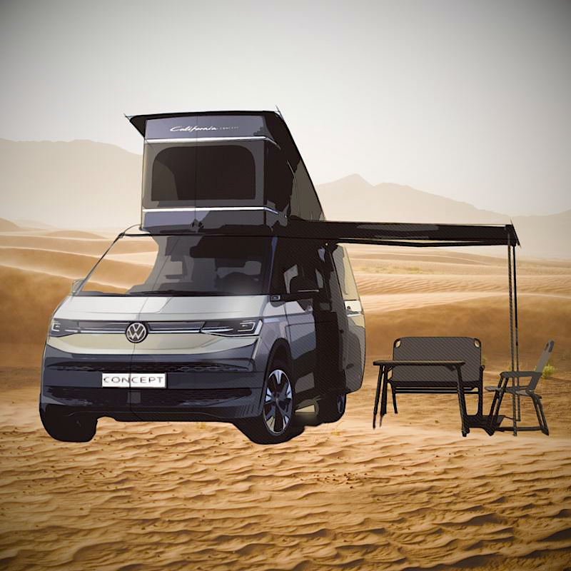 VW Multivan California Concept: The Ultimate Versatile Camper with an ...
