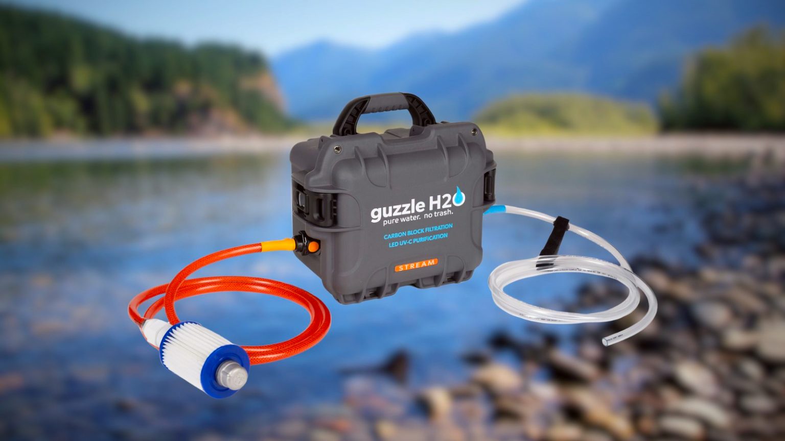 Guzzle H2O Stream: The Camper’s Ultimate Water Companion - GrumpyFoot