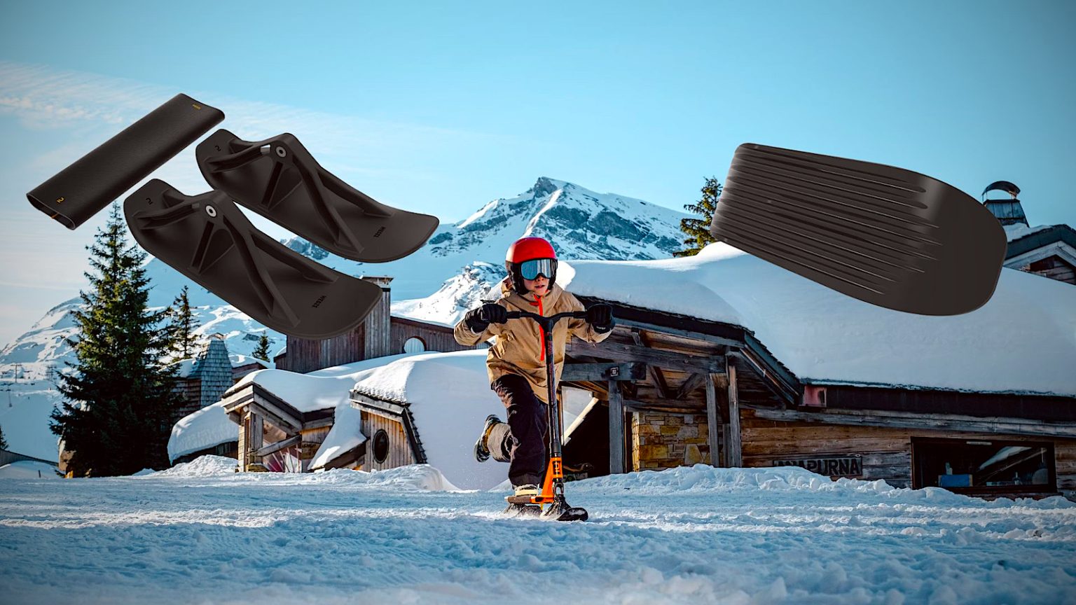 Wedze Snow Pad Snow Scooter Conversion Kit: Transform Your Scooter into ...