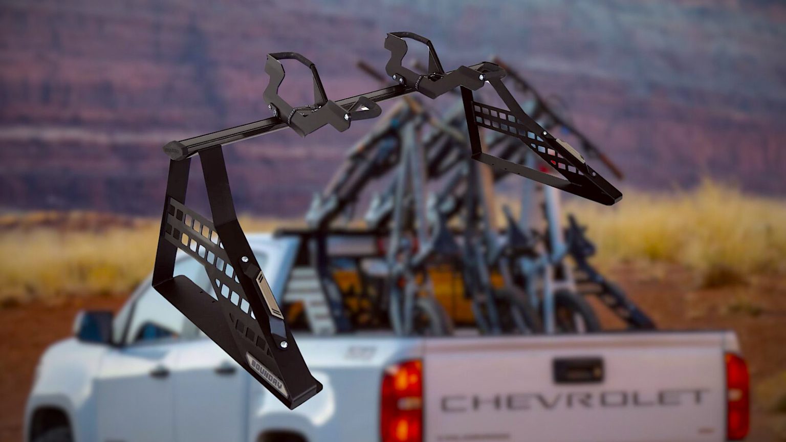 Boundry TrailBreaker: Modular Bike Rack for Trucks - GrumpyFoot