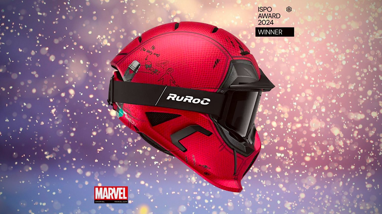 RuRoc RG2 Deadpool Helmet: Bold Design & Elite Protection for Snow ...